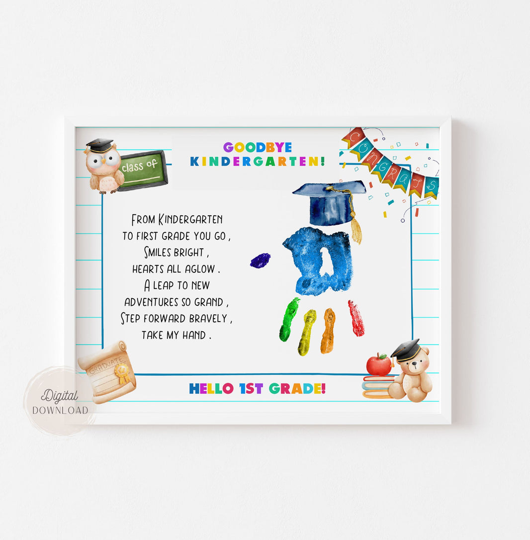 First day school and Graduation handprints – AlniPrints