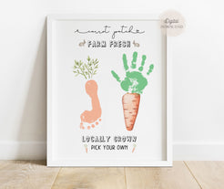 Carrot Patch - Carrot Footprint & Handprint – AlniPrints