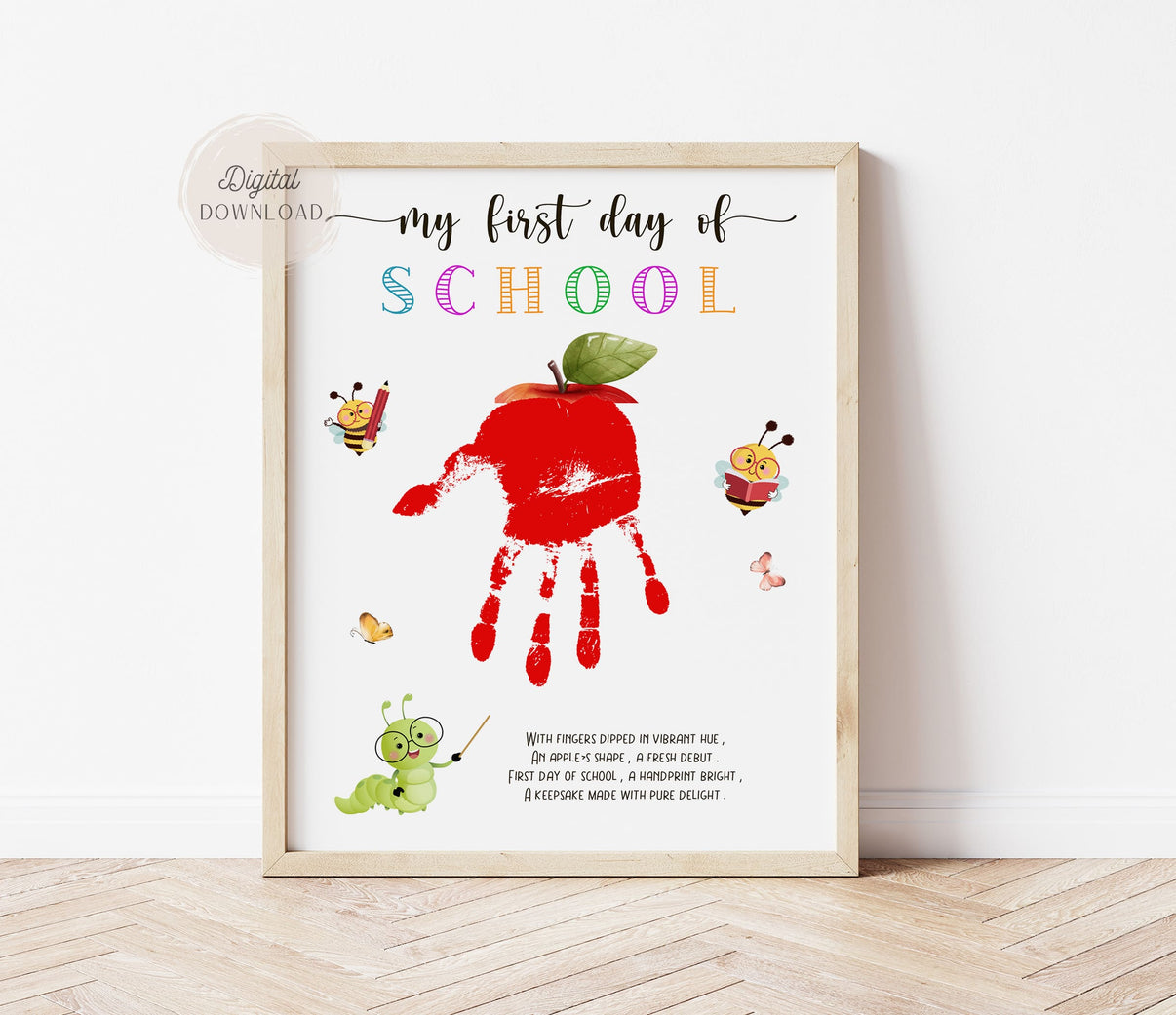 Apple Handprint Craft – AlniPrints
