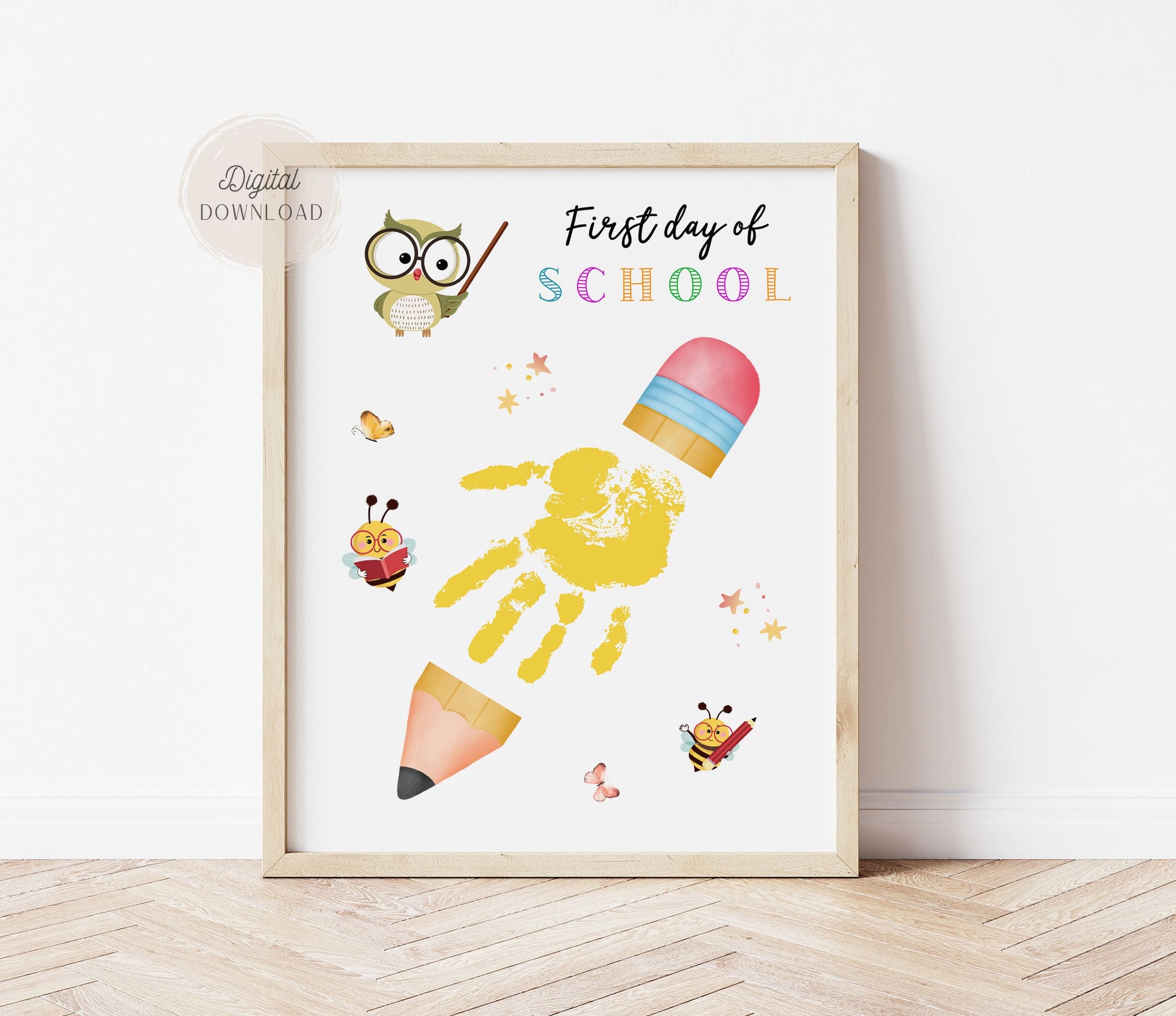 1st First Day School craft – AlniPrints