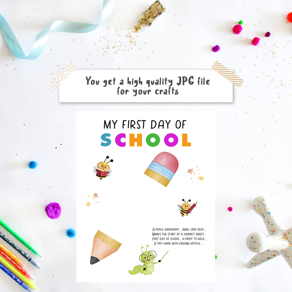 Pencil Handprint art – AlniPrints